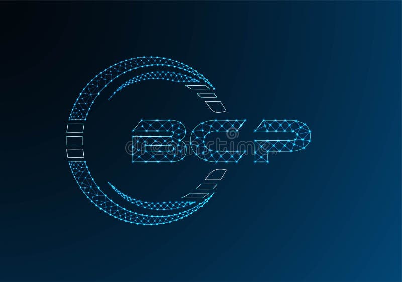 BCP Low Poly Letter Logo Vector Design. BCP Stock Vector - Illustration ...