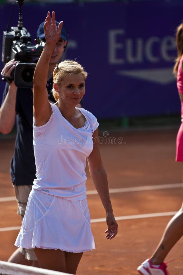 BCR Ladies Open Exhibition Match Editorial Stock Image - Image of balls ...