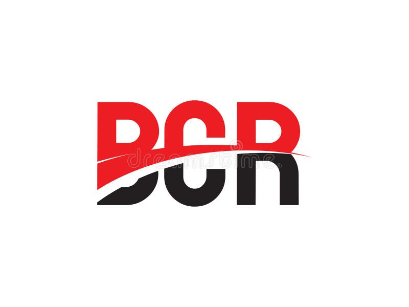 BCR Letter Initial Logo Design Vector Illustration Stock Vector ...