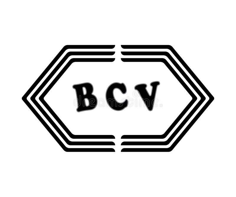 BCV Letter Logo Design. BCV Simple and Modern Monogram Logo Stock ...