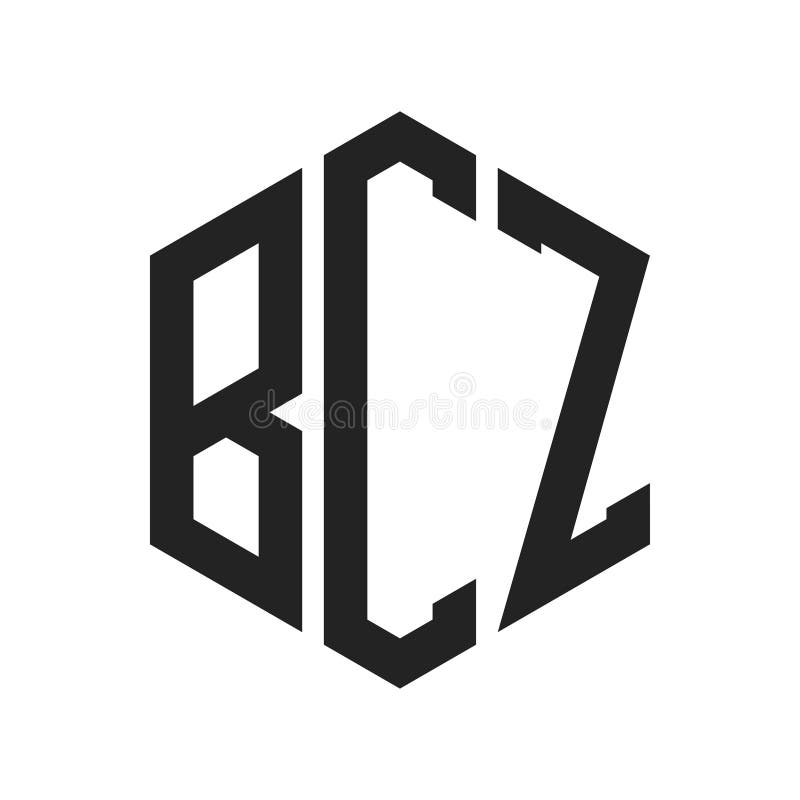 BCZ Logo Design. Initial Letter BCZ Monogram Logo Using Hexagon Shape ...