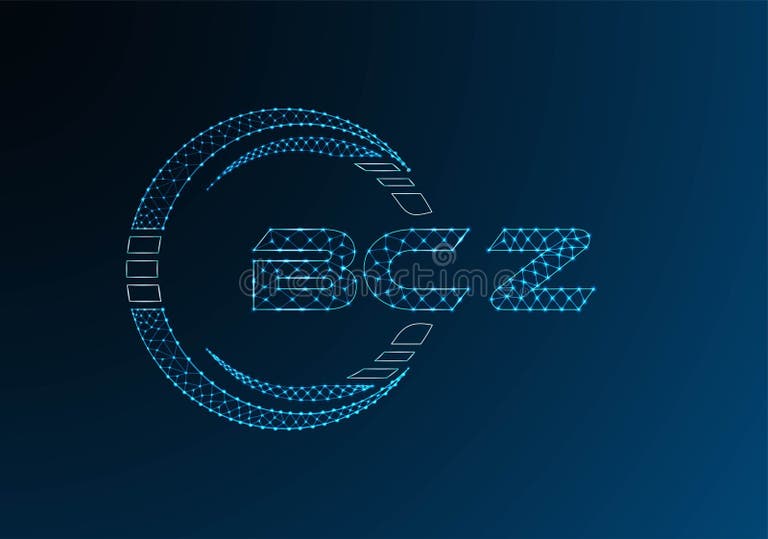 BCZ Low Poly Letter Logo Vector Design. BCZ Stock Vector - Illustration ...