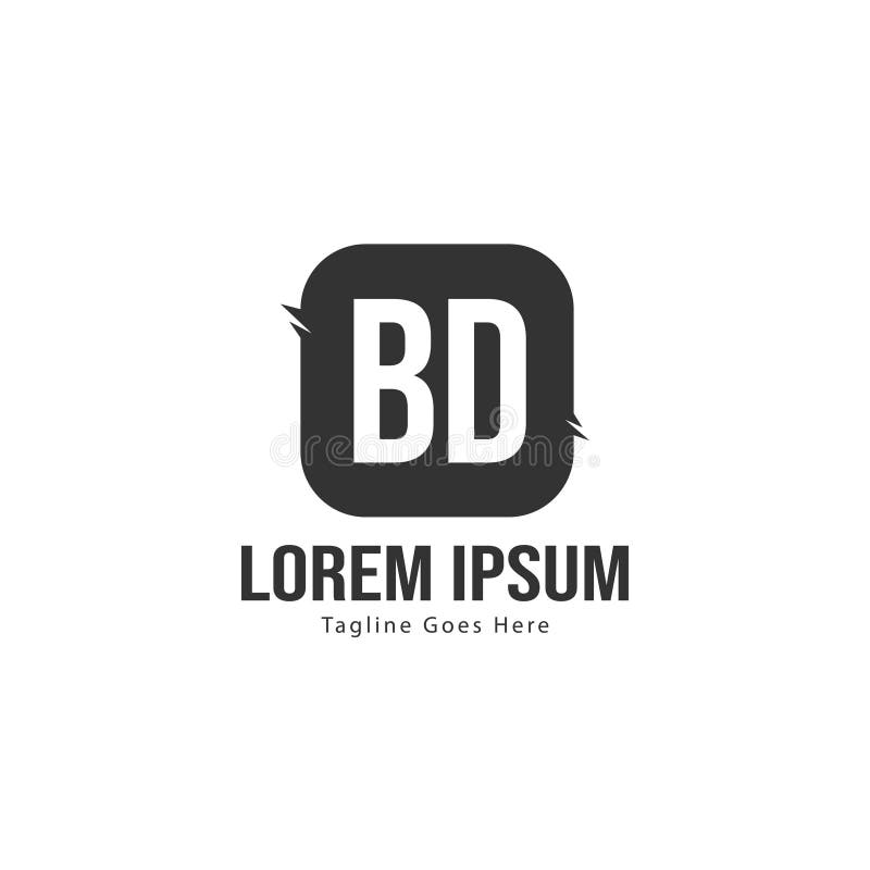 BD Letter Logo Design. Creative Modern BD Letters Icon Illustration ...