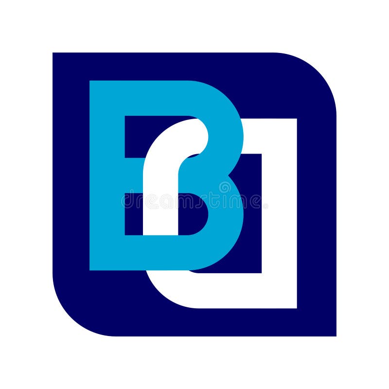 BD logo 3 icon template stock illustration. Illustration of font ...