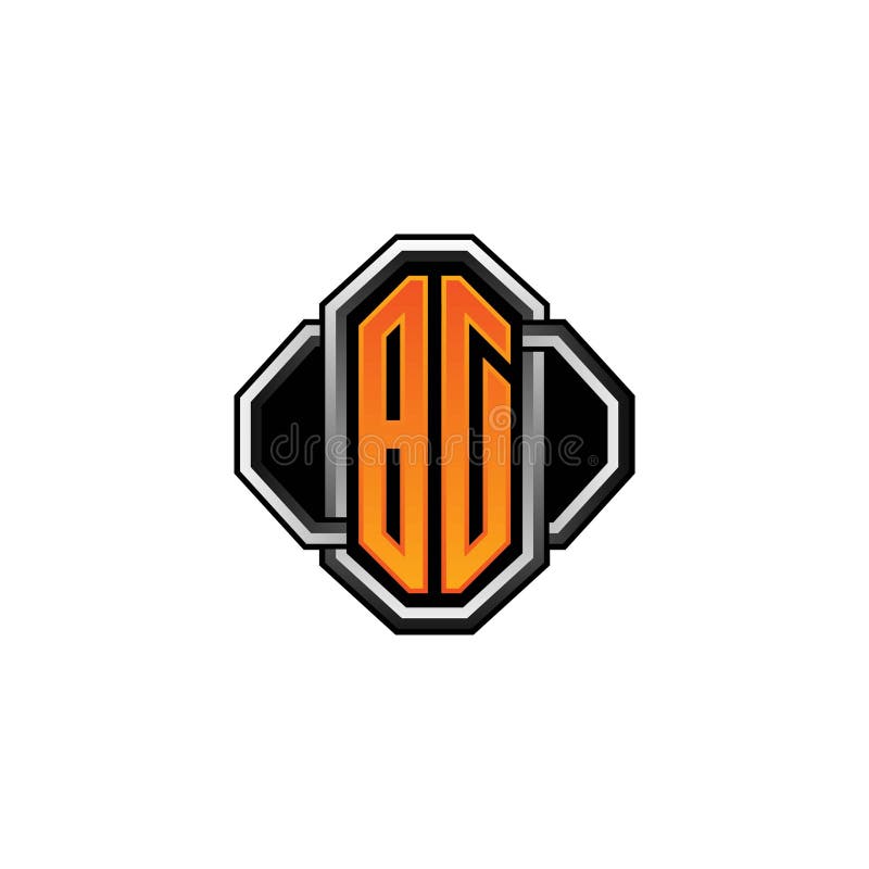 BD Logo Letter Geometric Vintage Style Stock Vector - Illustration of ...