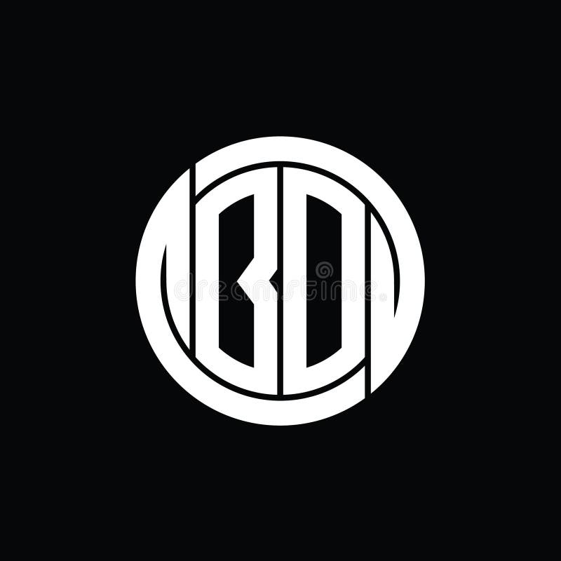 BD Logo Monogram Shield Inside Circle Shape Vector Images Design ...