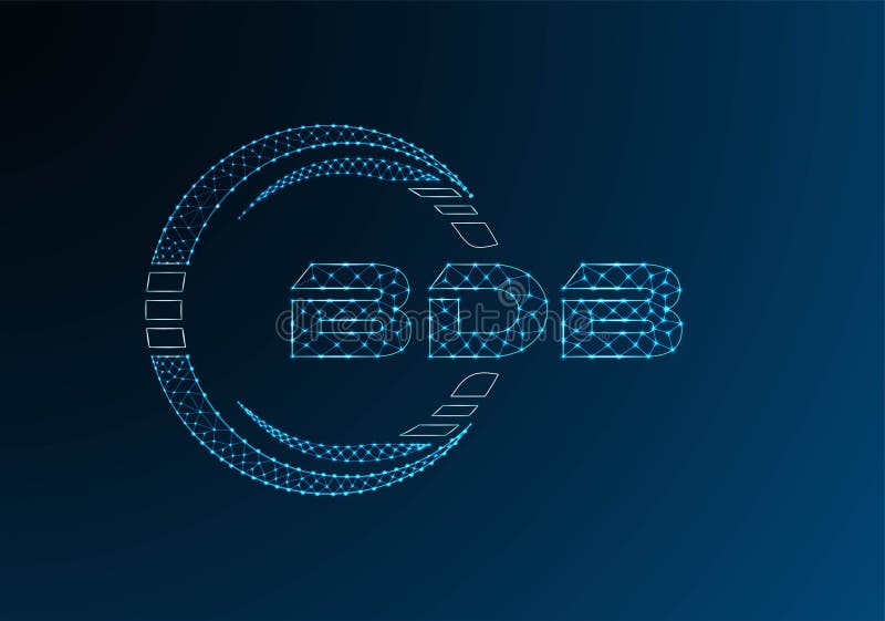 BDB Low Poly Letter Logo Vector Design. BDB Stock Vector - Illustration ...