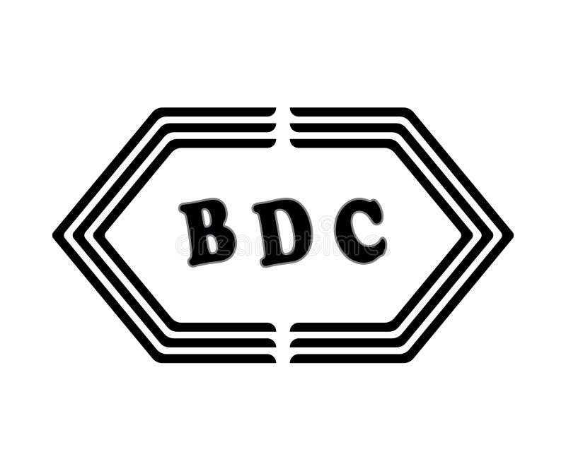 BDC Letter Logo Design. BDC Simple and Modern Monogram Logo Stock ...
