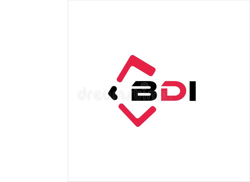 BDI Creative Minimalist Letter Logo. BDI Unique Vector Initials ...