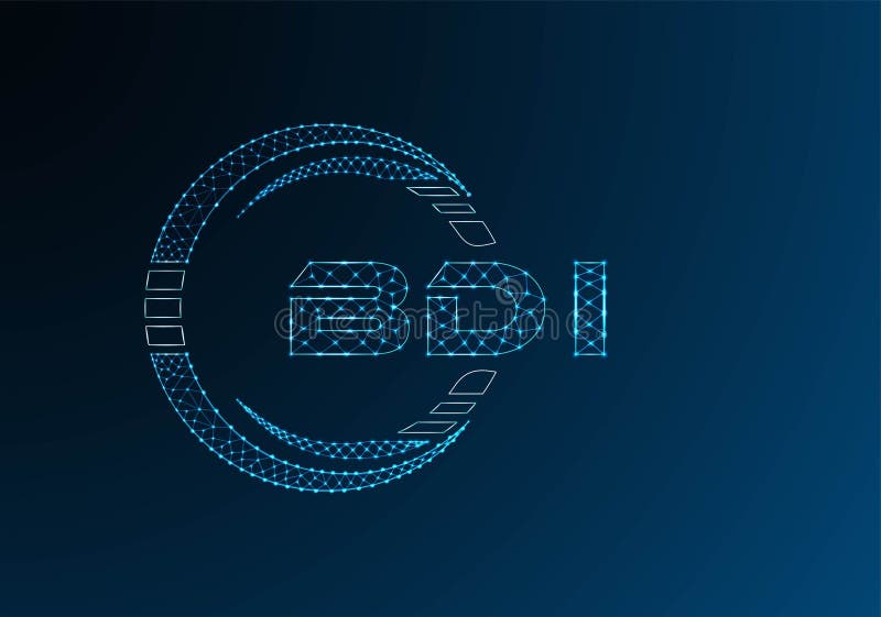 BDI Low Poly Letter Logo Vector Design. BDI Stock Vector - Illustration ...