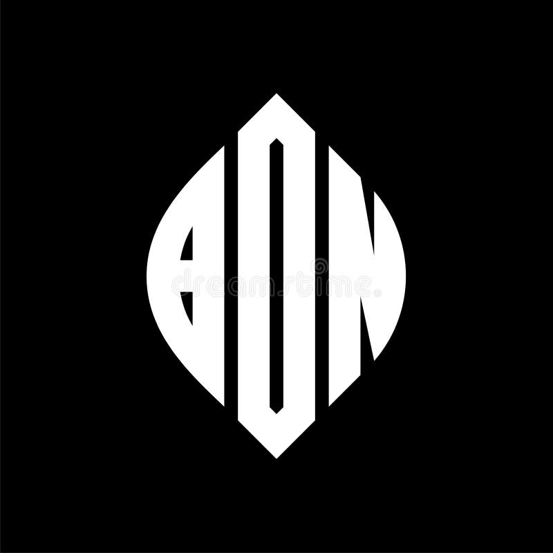 BDN Circle Letter Logo Design with Circle and Ellipse Shape. BDN ...