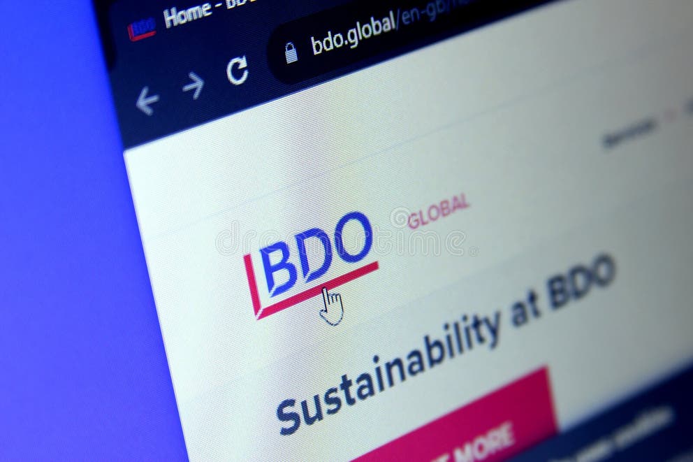 BDO Global Accounting Network Editorial Stock Image - Image of logo ...