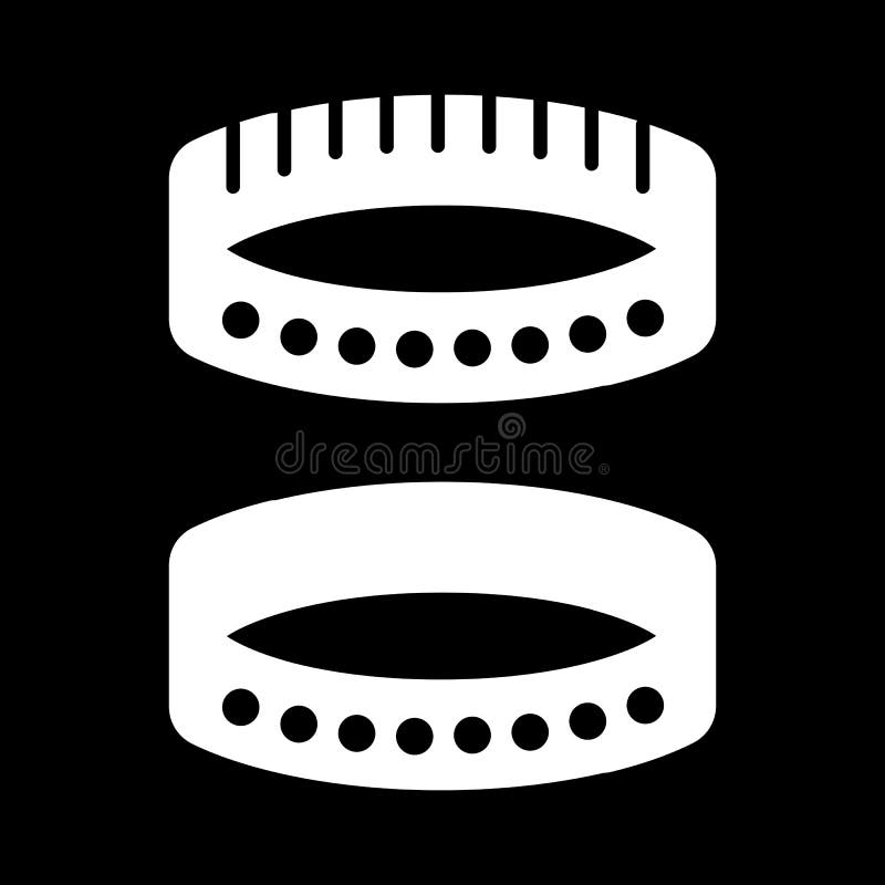 Bdsm Gag Simple Vector Icon Black And White Illustration Of Sex Toy