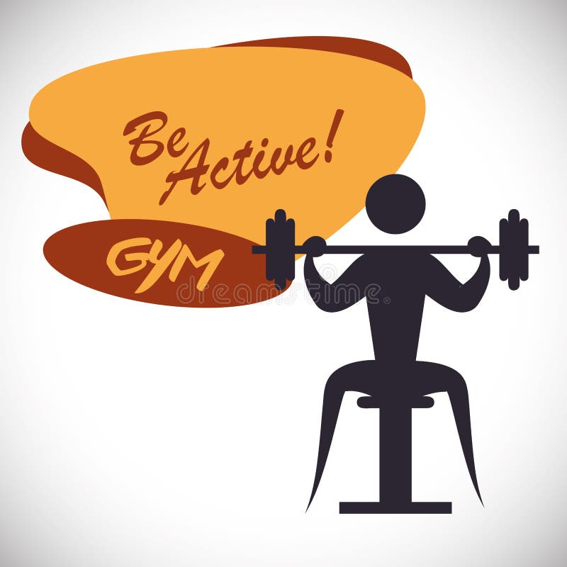 Be Active design stock vector. Illustration of race, exercising - 58660127