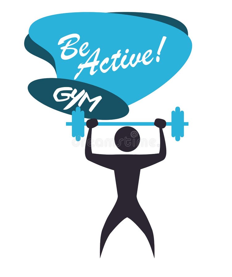 Be Active design stock vector. Illustration of pictogram - 58660493