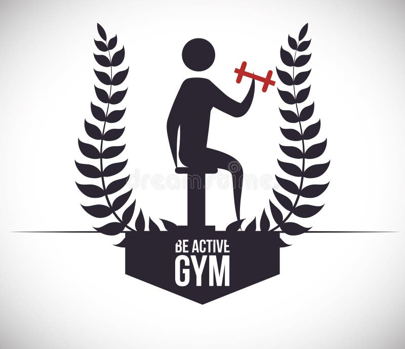 Be Active design stock vector. Illustration of sporty - 58660880