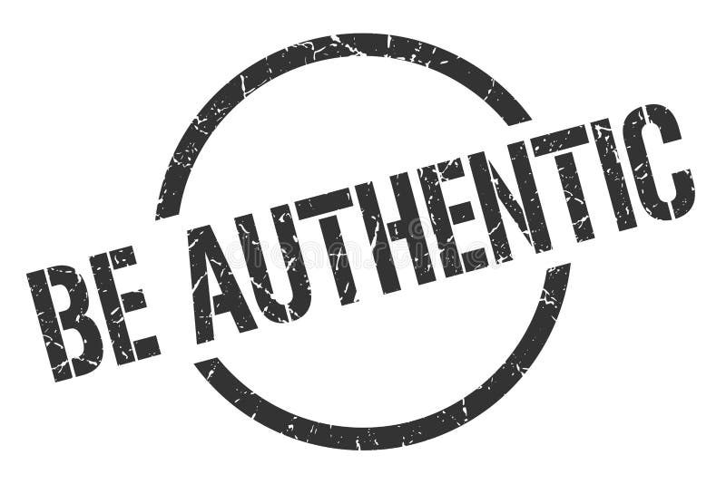 Be authentic stamp stock vector. Illustration of authentic - 136960164