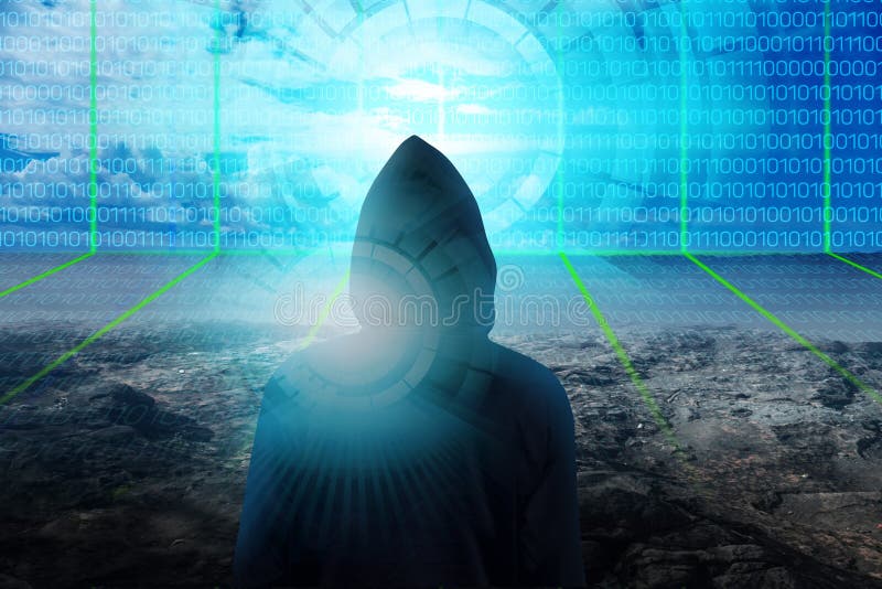 Be Aware of the Hacker Attack Stock Image - Image of dark, crime: 175605499
