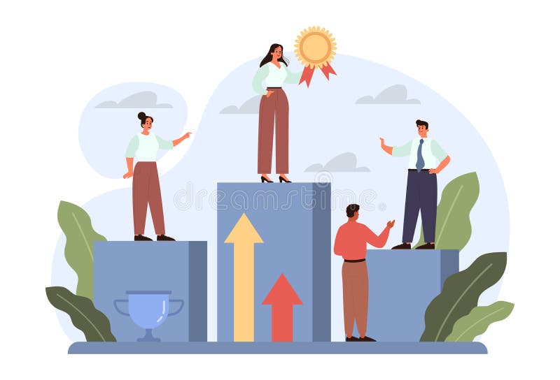 Be Better Concept. Self-improvment Idea Stock Vector - Illustration of ...