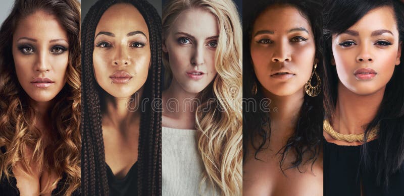Be Bold. Composite Image of a Diverse Group of People. Stock Photo ...