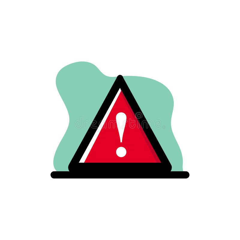 Be Careful Icon Conceptual Vector Illustration Design Symbol Stock ...