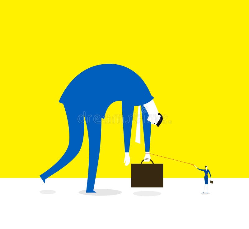 Be controlled stock illustration. Illustration of discouraged - 67298061