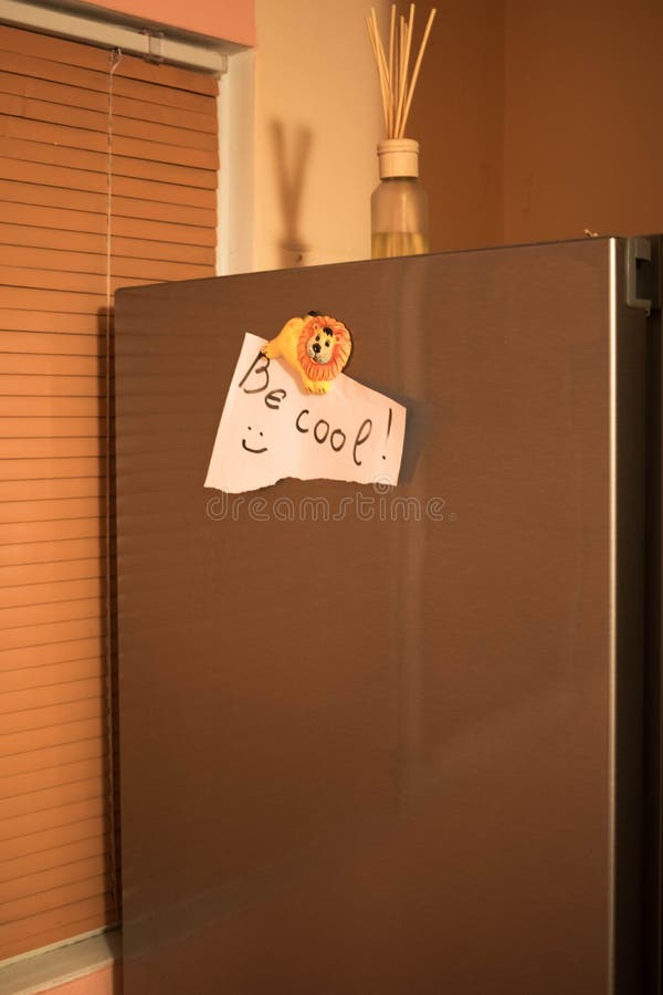 Be Cool Written on a Piece of Paper Stock Photo - Image of blank ...