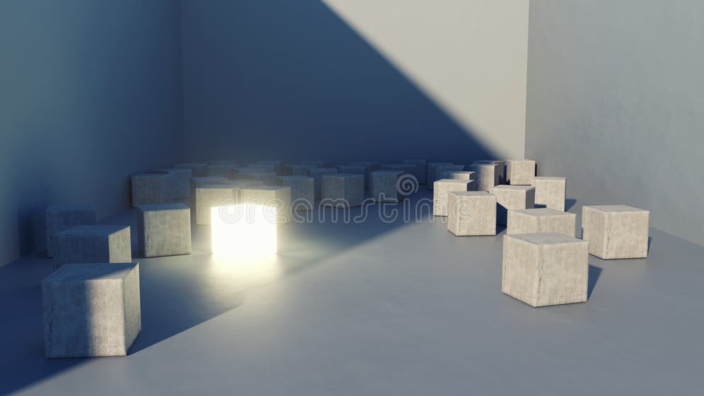 Be different concept stock illustration. Illustration of determined ...