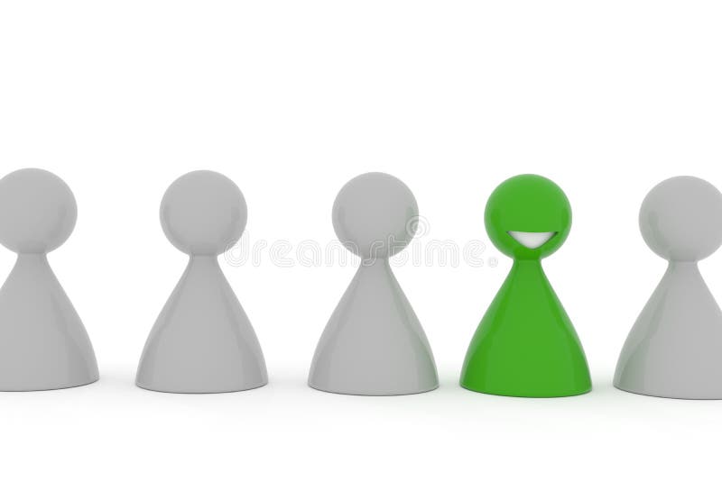 Be Different or Creative Concept Stock Illustration - Illustration of ...