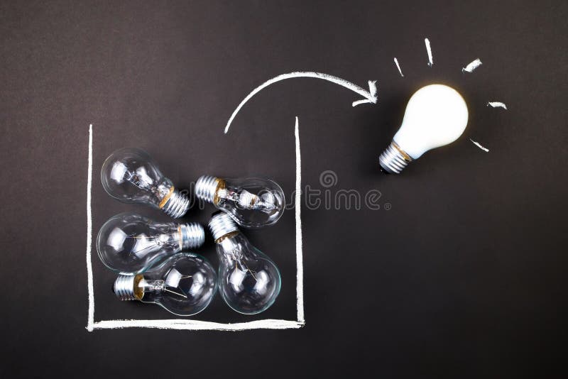 Be Different stock image. Image of leadership, chalkboard - 59469333