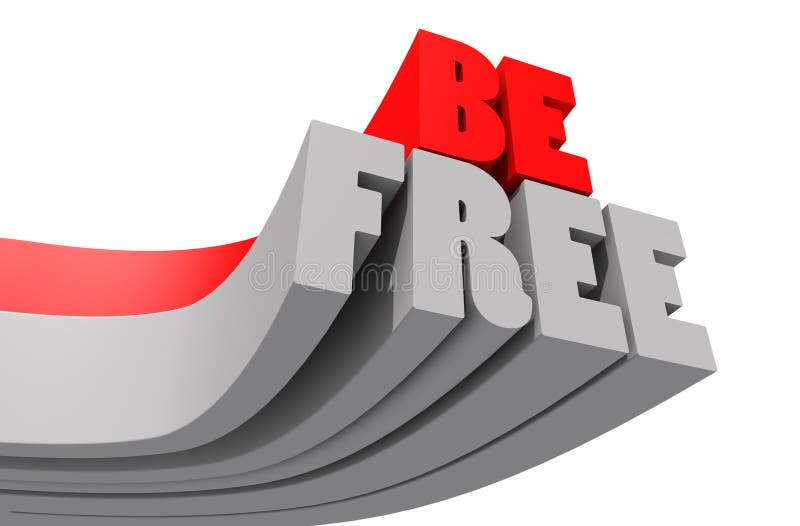 Be free stock illustration. Illustration of icon, happiness - 32269406