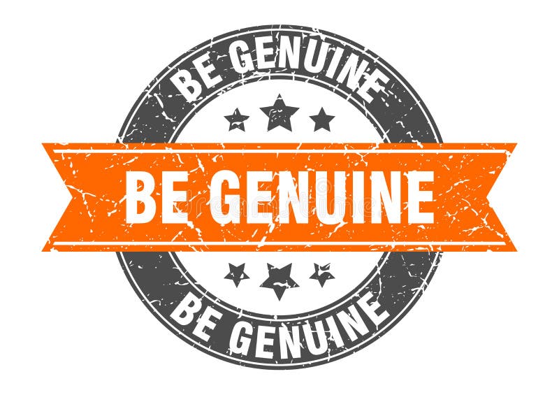 Be genuine stamp stock vector. Illustration of seal - 196576112
