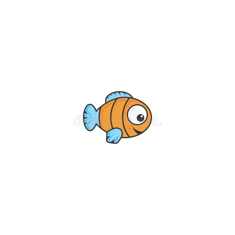 Be happy fish stock illustration. Illustration of animal - 112576265