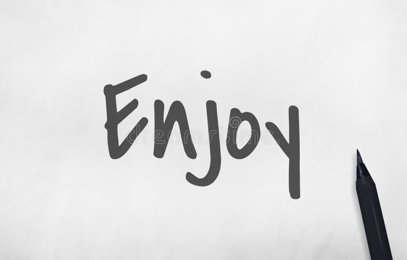 Be Happy and Smile Enjoy Pleasure Happiness Concept Stock Image - Image ...