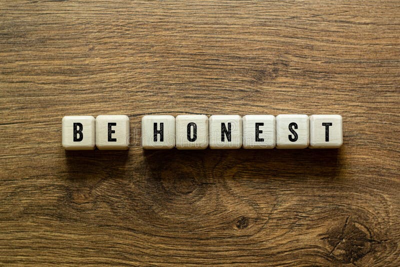 Be Honest - Word Concept on Building Blocks, Text Stock Image - Image ...