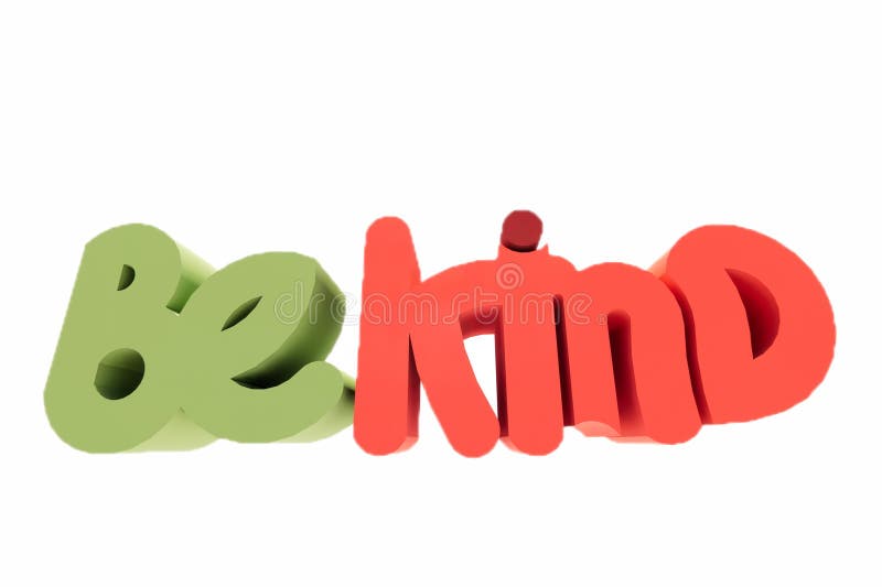 Be Kind Logo Symbol is Suitable for Making on Stickers and ...
