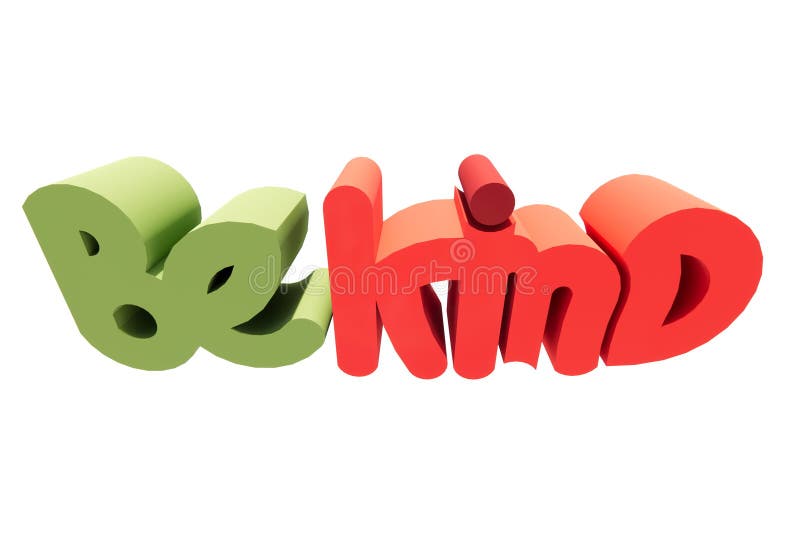 Be Kind Logo Symbol is Suitable for Making on Stickers and ...