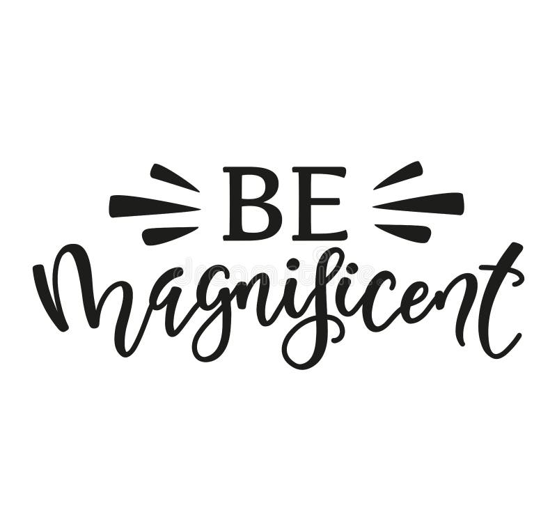 Magnificent Black and Gold Calligraphy, Vector Illustration. Stock ...