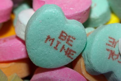 Be Mine Candy Heart editorial photography. Image of macro - 37474442