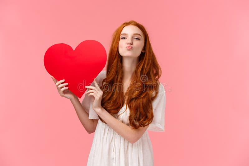 Be My Valentine Lovely And Sensual Tender Redhead Girlfriend