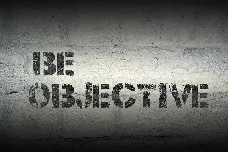 Be objective gr stock photo. Image of dark, logic, attempt - 105773420