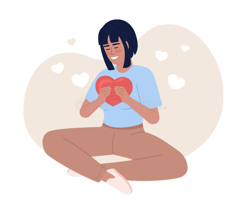 Be Passionate Flat Concept Vector Spot Illustration Stock Vector ...