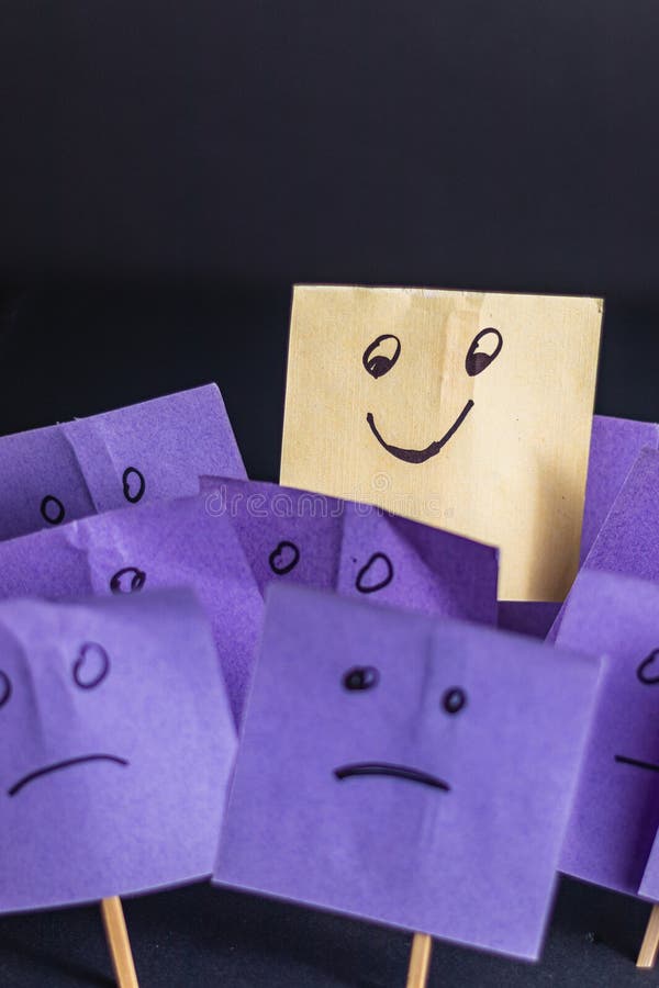 Be Positive, Be Different, Stand Out Photo Stock Photo - Image of ...