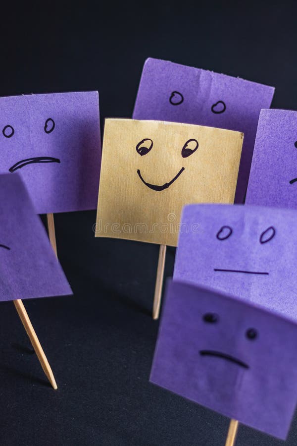 Be Positive, Be Different, Stand Out Photo Stock Image - Image of happy ...