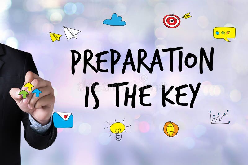 BE PREPARED and PREPARATION is the KEY Plan, Prepare, Perform Stock ...