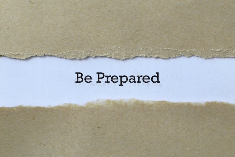 Be prepared stock photo. Image of cloud, letters, expect - 81149270