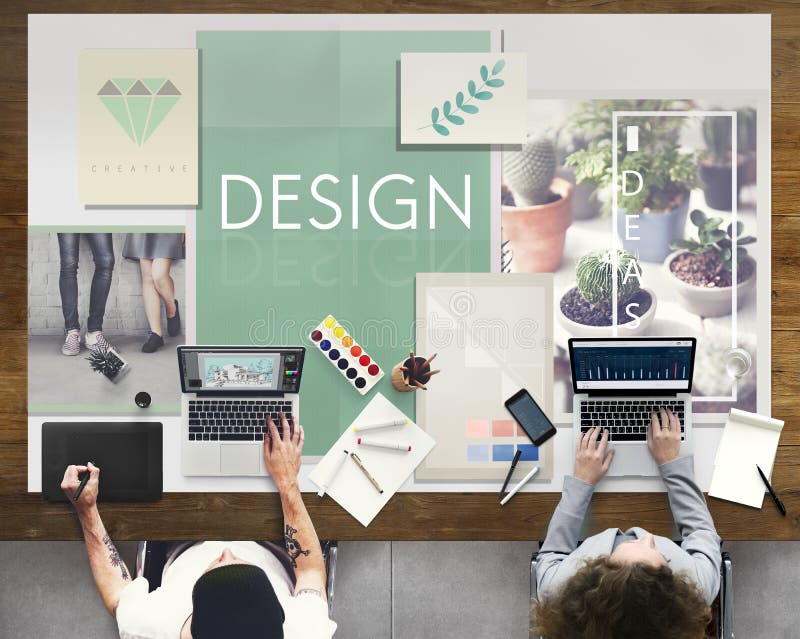 Be Raw Creative Design Ideas Concept Stock Photo - Image of colleagues ...