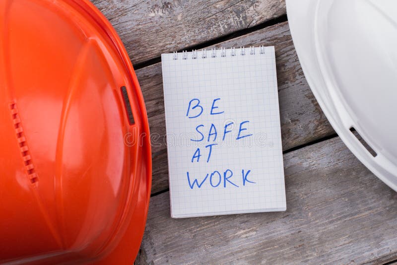 Be safe at work concept. stock photo. Image of project - 188917470
