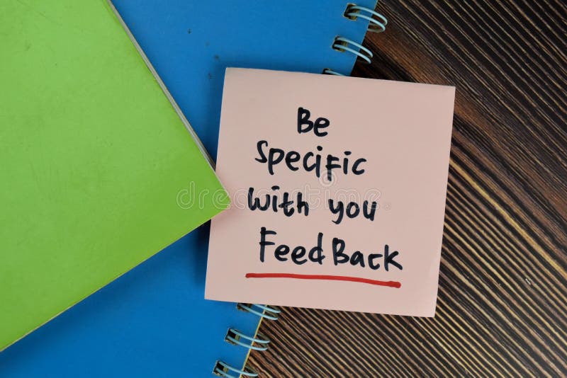 Feedback Sticky Note Concept Stock Photo - Image of idea, people: 89526710
