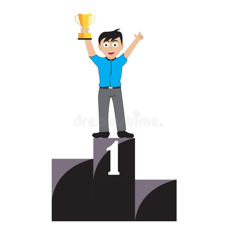 Be Winner stock vector. Illustration of business, design - 228537354